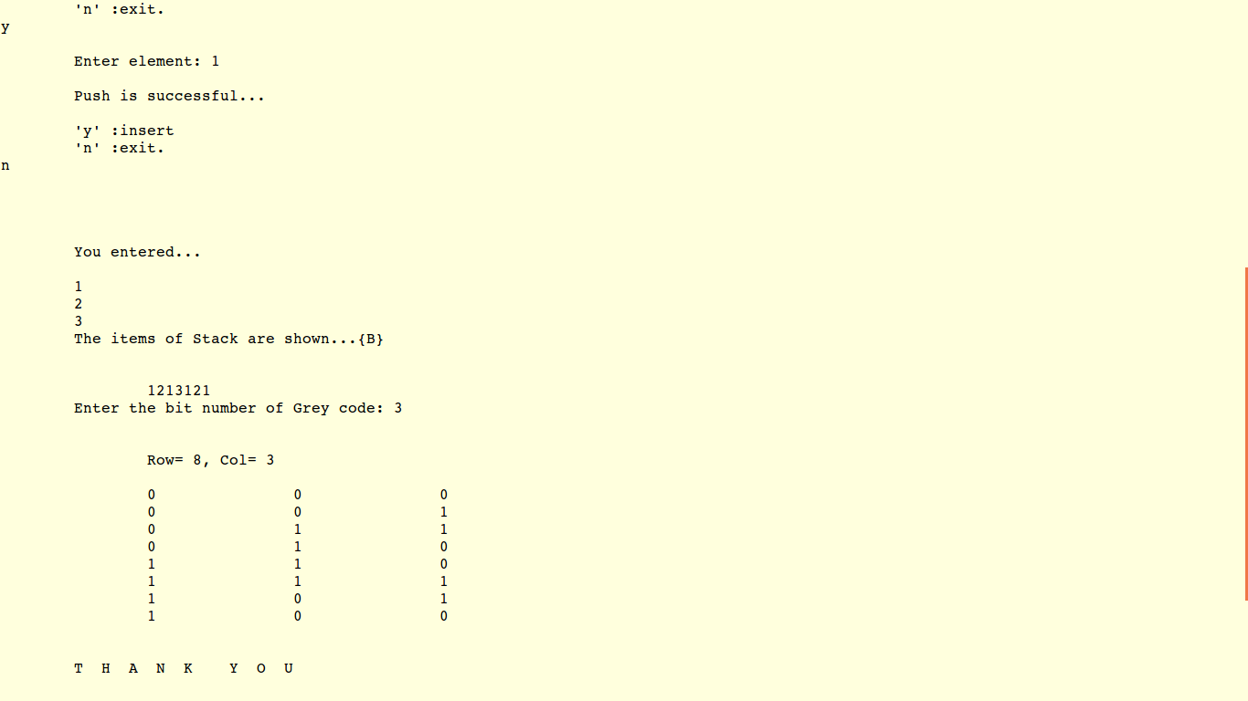 Generation Of Grey Code Using C Sourcecodester